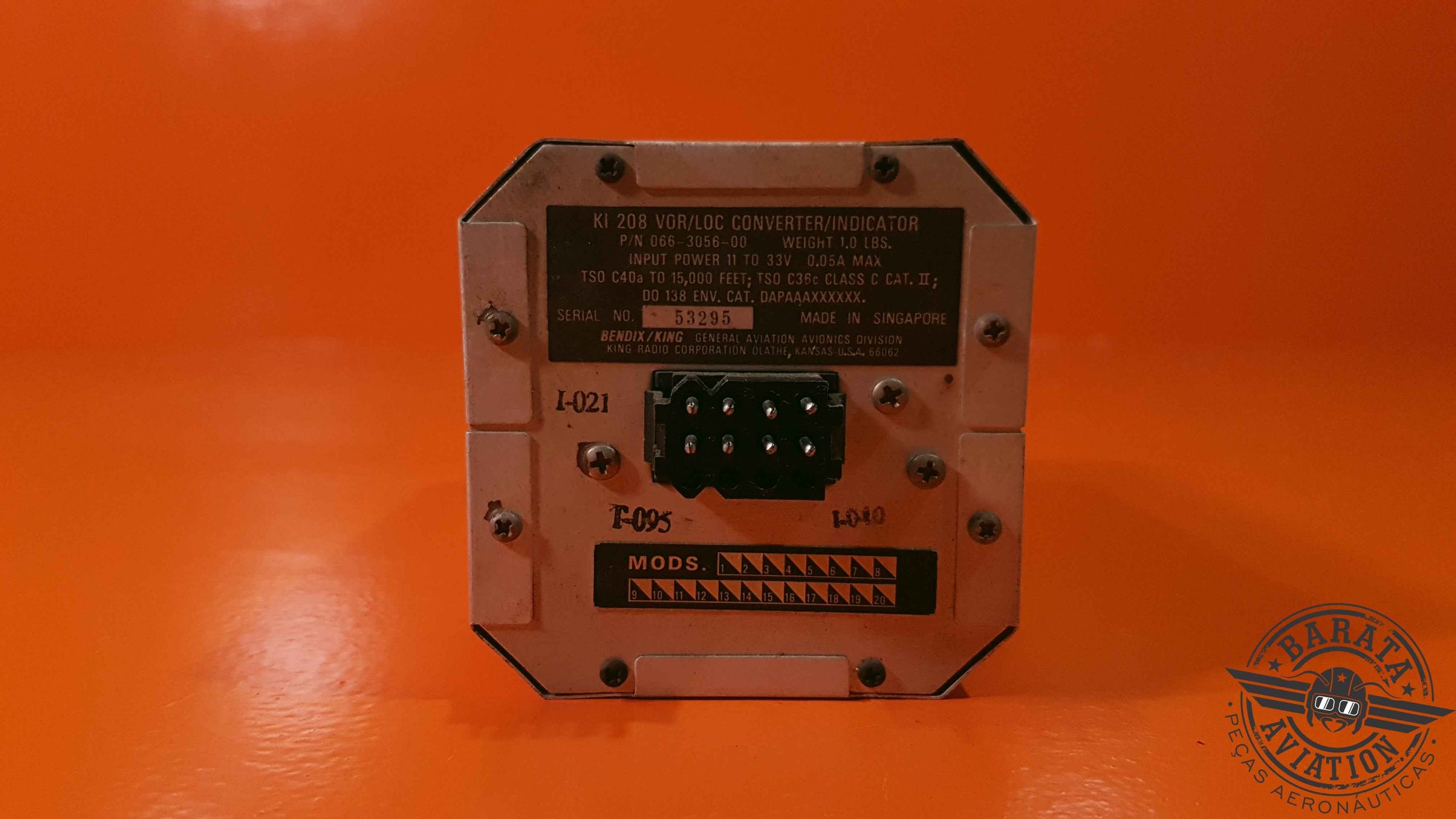 066-3056-00 Bendix-King Vor/Loc Converter/Indicator - Experimental - A ...