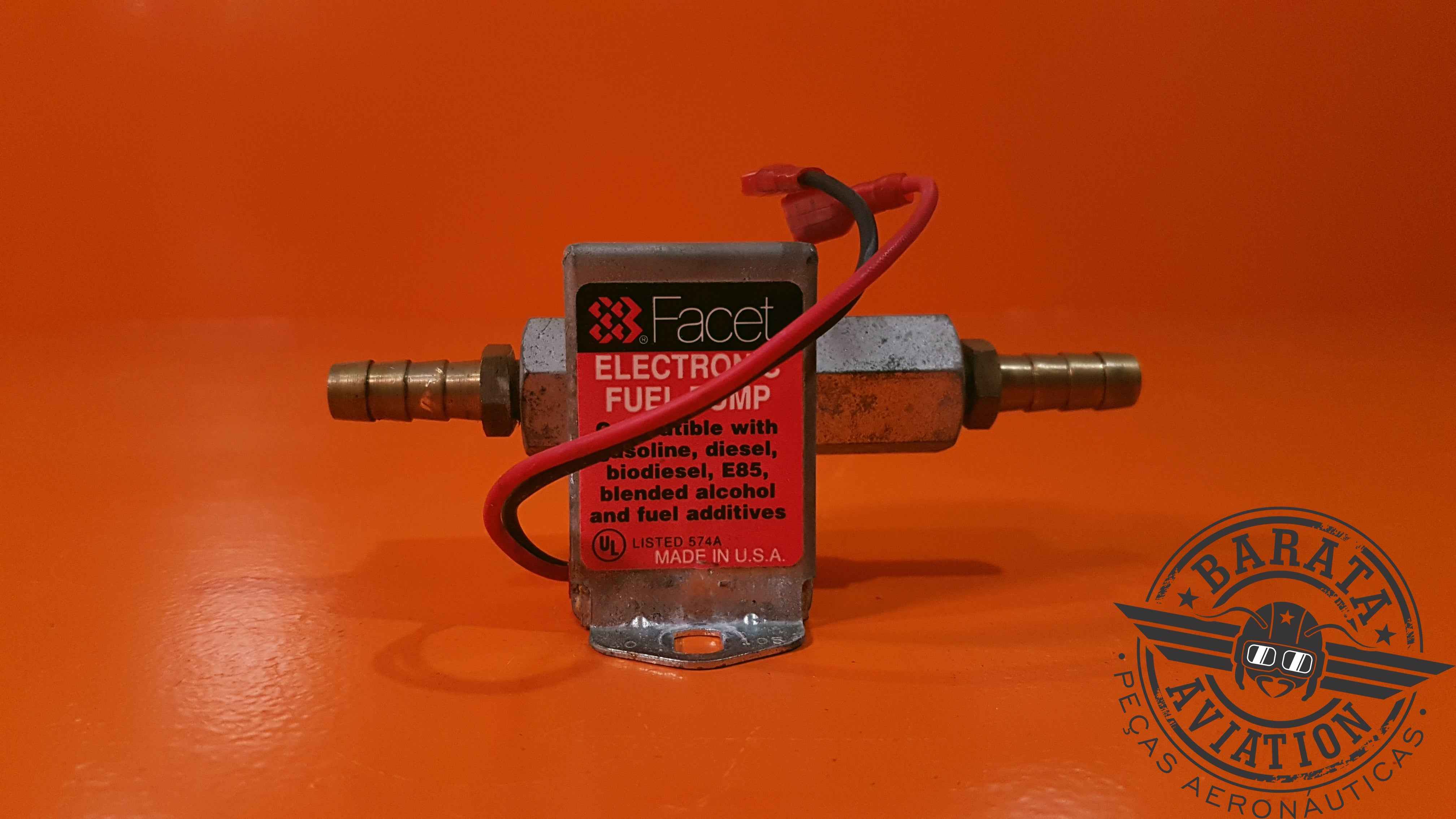 40105 Facet Electronic Fuel Pump - Experimental – Barata Aviation Parts