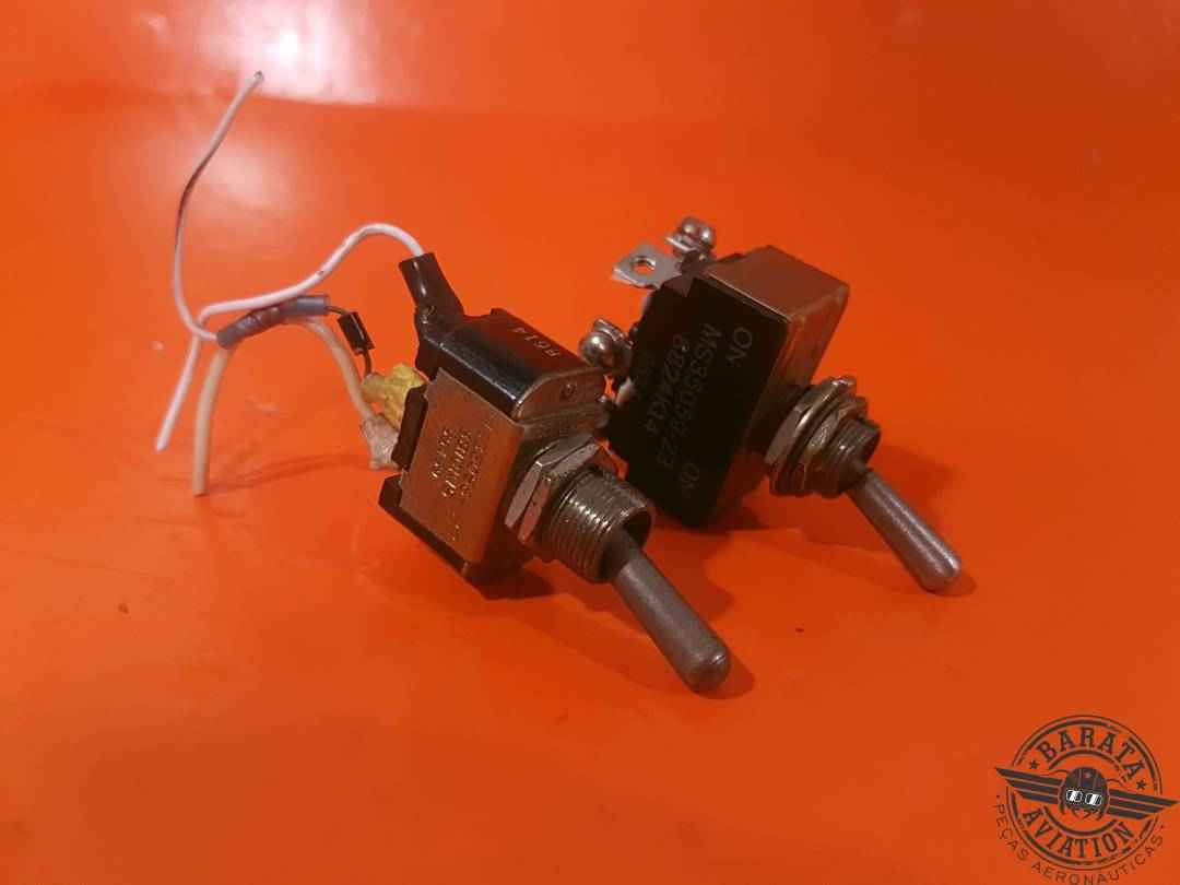 Kit of 2 Toggle Switches 2 Positions On/On – Barata Aviation Parts