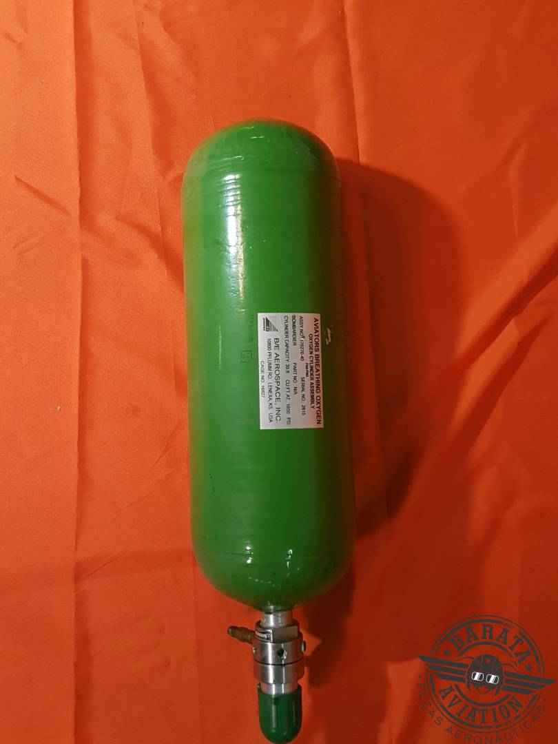 176270-40 B/E Aerospace Oxygen Cylinder Assembly – Barata Aviation Parts