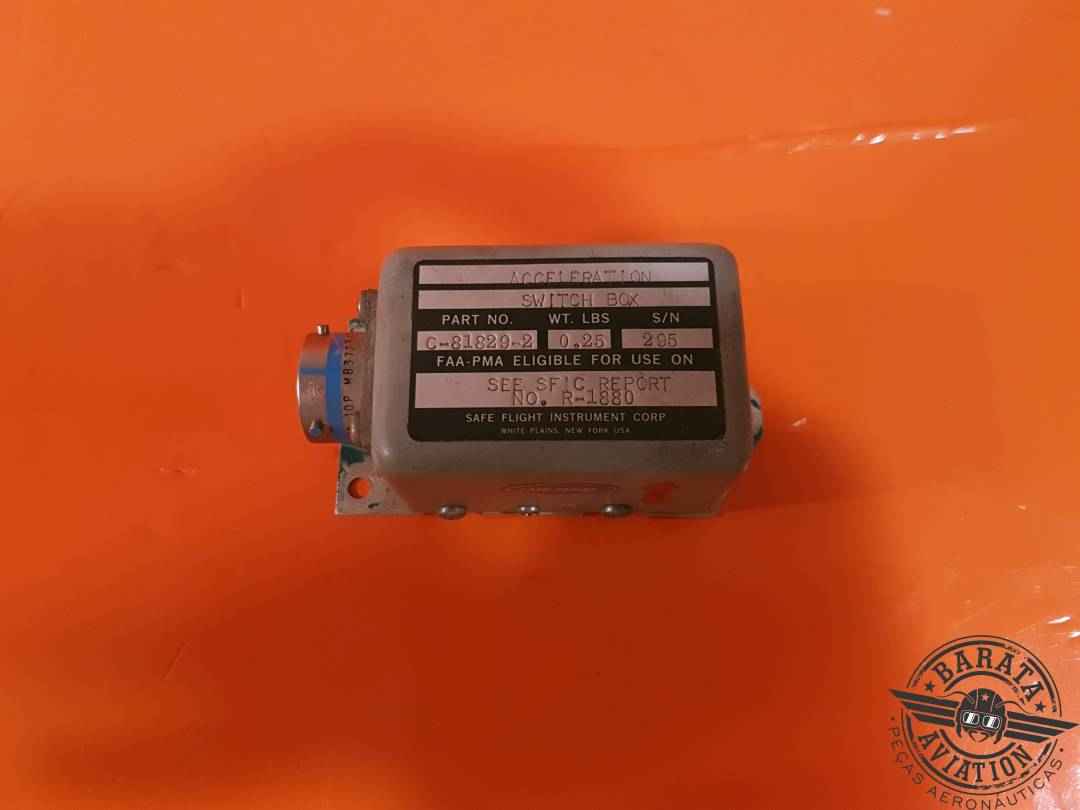 C-81829-2 Safe Flight Acceleration Switch Box – Barata Aviation Parts