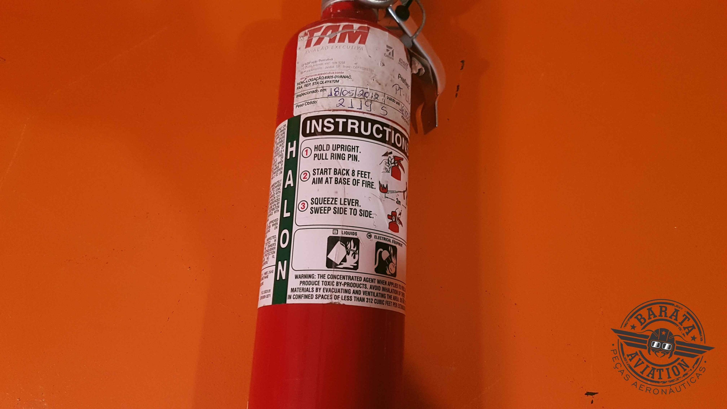 C352 Amerex Fire Extinguisher – Barata Aviation Parts